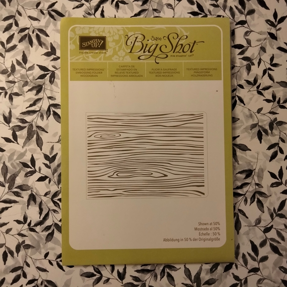 Stampin' Up! | Art | Stampin Up Big Shot Woodgrain Embossing Folder ...